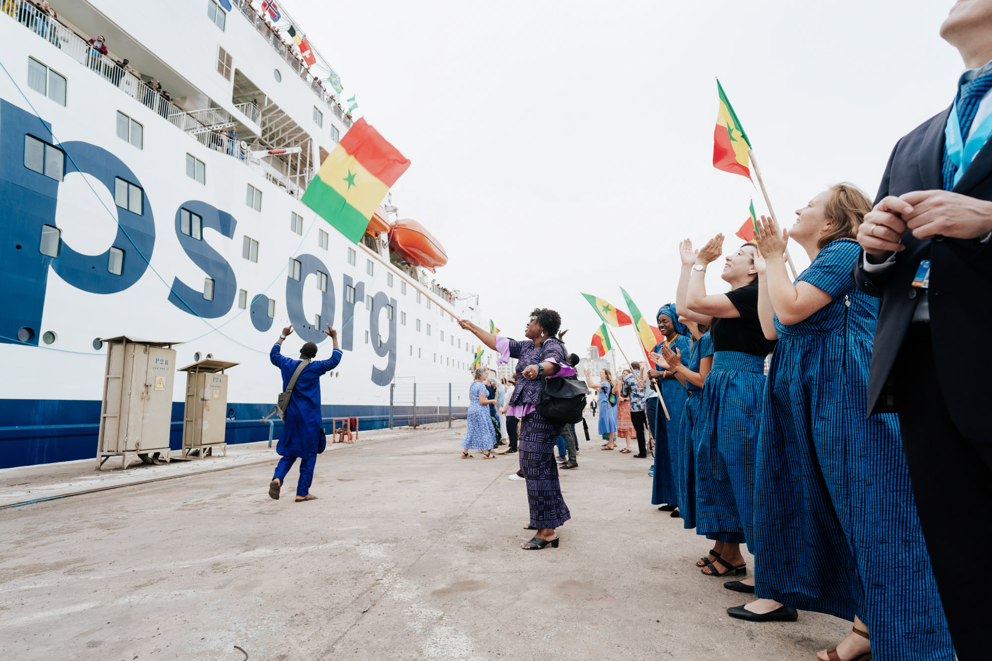 One Port, Two Nations: The Global Mercy™ Arrives in Dakar - Mercy Ships ...